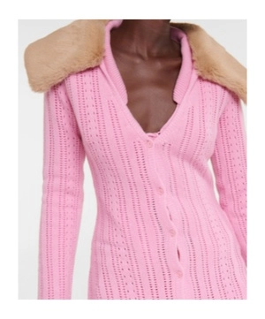 Blumarine Openwork Knit Cardigan