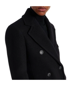 Sportmax Solid Virgin Wool Coat