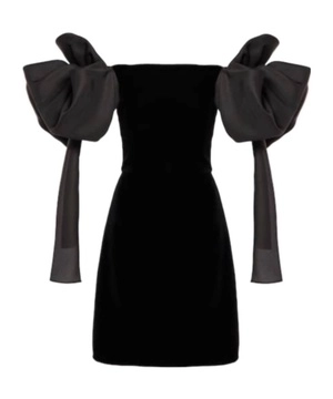 Carolina Herrera Off-shoulder Minidress - Black