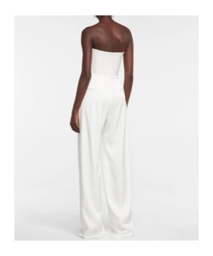 Alex Perry Slaine Satin-crêpe Jumpsuit