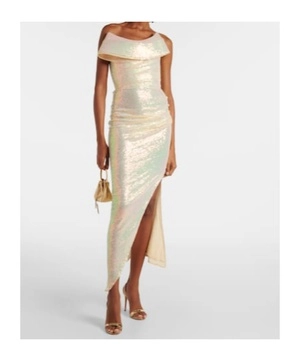Maticevski Exhilarate Ruffled Sequined Gown