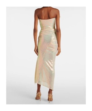 Maticevski Exhilarate Ruffled Sequined Gown