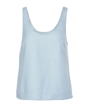 Gabriela Hearst Silk And Wool Tank Top - Blue