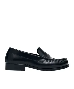 ALOHAS Rivet Leather Loafers