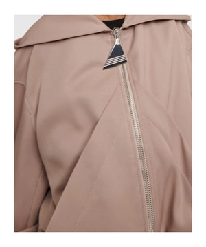 Attico Bomber Wool Gabardine Jacket