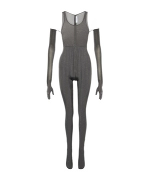 Alex Perry Crystal-embellished Jersey Catsuit