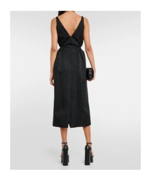 Altuzarra Anouk V-neck Cotton-blend Midi Dress