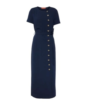 Altuzarra Rosa Midi Dress - Black