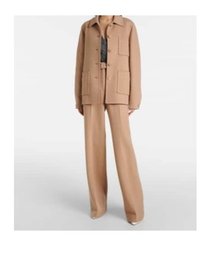 Gabriela Hearst Norman Cashmere Straight Pants