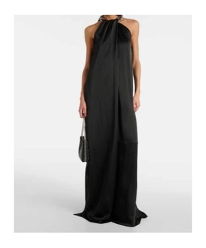 Stella McCartney Embroidered Halterneck Gown