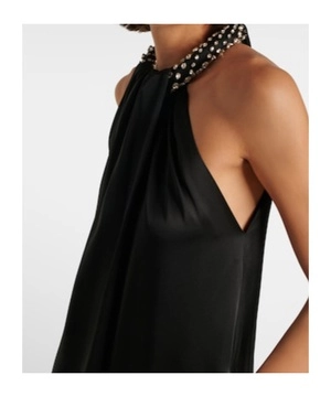Stella McCartney Embroidered Halterneck Gown