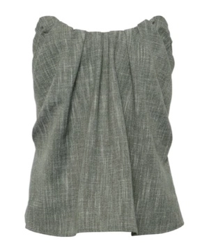 Co Pleated Blouse - Gray
