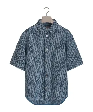 Dior Oblique Pattern Short-sleeve Shirt