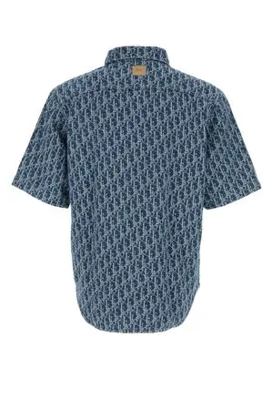 Dior Oblique Pattern Short-sleeve Shirt