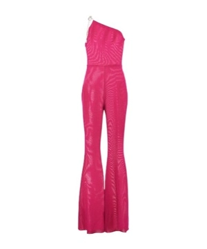 Alexandre Vauthier One-shoulder Flared Jumpsuit - Pink