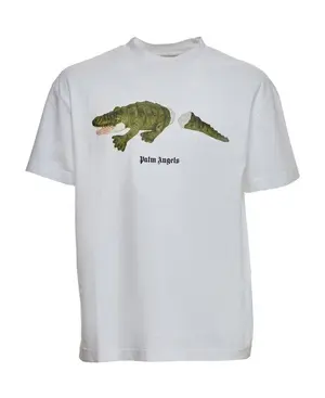 Men's Palm Angels White T-shirts
