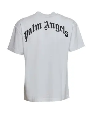 Palm Angels Crocodile-print Cotton T-shirt