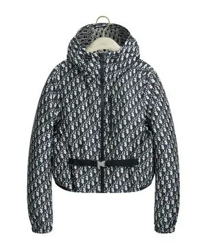 Dior Short Hooded Jacket - Blue