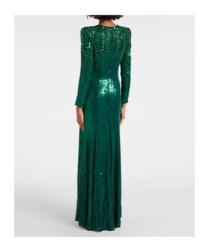 Jenny Packham Paloma Embellished Sequined Gown