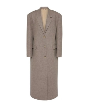 Magda Butrym Wool Cashmere And Silk Coat - Gray
