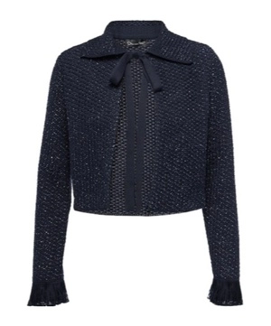 Oscar De La Renta Tweed Jacket - Black