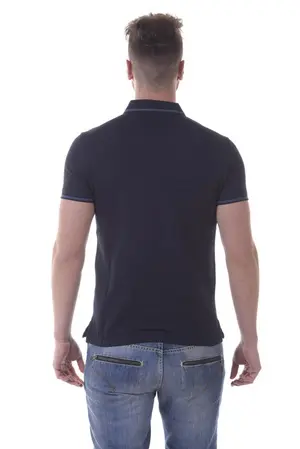 Emporio Armani Logo Slim Polo Shirt - Black
