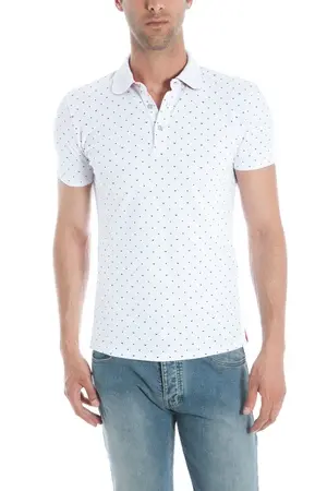 Emporio Armani Logo Slim Polo Shirt - White
