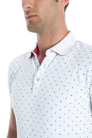 Emporio Armani Logo Slim Polo Shirt - White