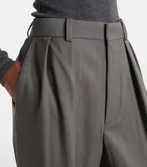 Wardrobe.NYC High-waisted Wide-leg Tailored Trousers