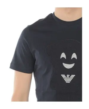 Emporio Armani Navy Blue Comic Bear T-shirt