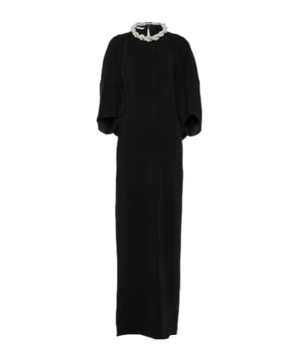 Stella McCartney Crystal-braided Maxi Dress - Black