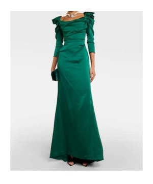 VIVIENNE WESTWOOD Astral Draped Satin Gown