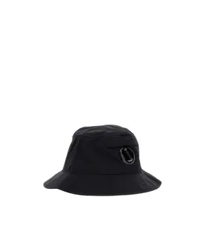 C.P. COMPANY Chrome-r Lens Bucket Hat - Black