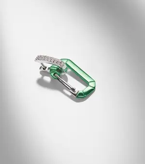 EERA Chiara 18kt White Gold And Diamond Single Earring