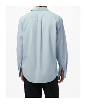 Our Legacy Long-sleeved Curved Hem Shirt