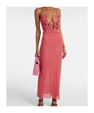 Christopher Esber Spaghetti Strap Maxi Dress With Cutouts
