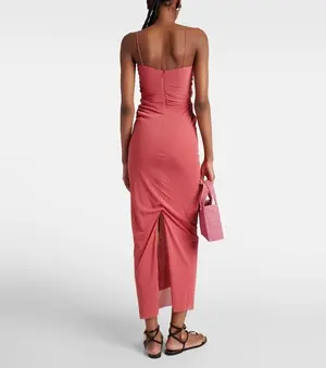 Christopher Esber Spaghetti Strap Maxi Dress With Cutouts