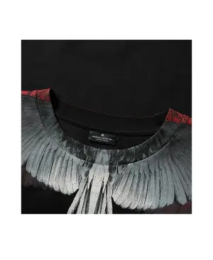 MARCELO BURLON COUNTY OF MILAN Printed Long-sleeved T-shirt - Black