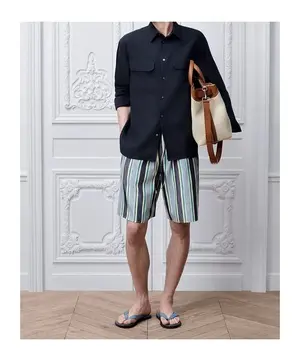 Dior Dioriviera Oblique Sun Stripes Shorts