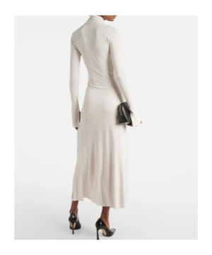 Victoria Beckham Cutout Jersey Midi Dress