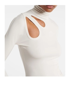 Victoria Beckham Cutout Jersey Midi Dress