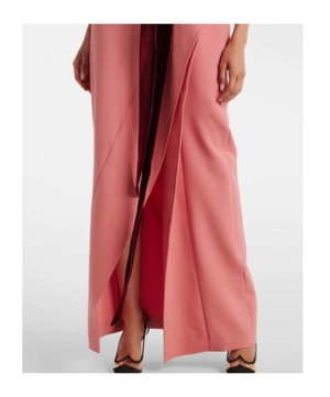 Oscar De La Renta Off-shoulder Wool-blend Gown