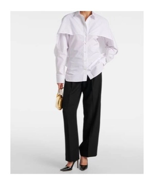Stella McCartney Caped Cotton Blouse