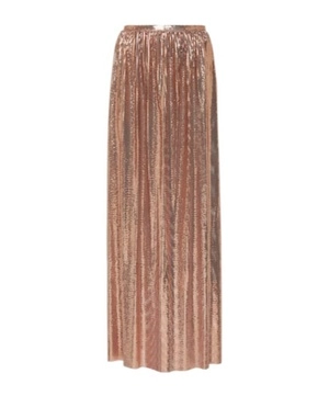 Rabanne Metallic Mesh Maxi Skirt - Brown