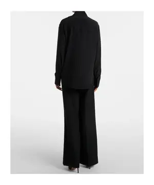 Victoria Beckham Ruffled Silk Blouse