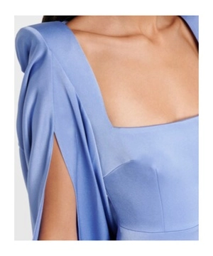 Alex Perry Shawl-style Crepe Dress