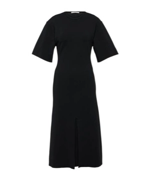 Stella McCartney Ruffled Midi Dress - Black