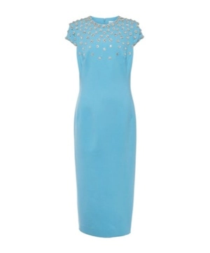 Oscar De La Renta Cap Sleeves Cocktail Dresses