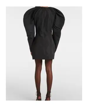 Nina Ricci Pleated Taffeta Minidress