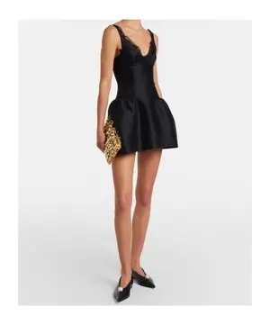 SHUSHU/TONG Lace-trimmed Minidress